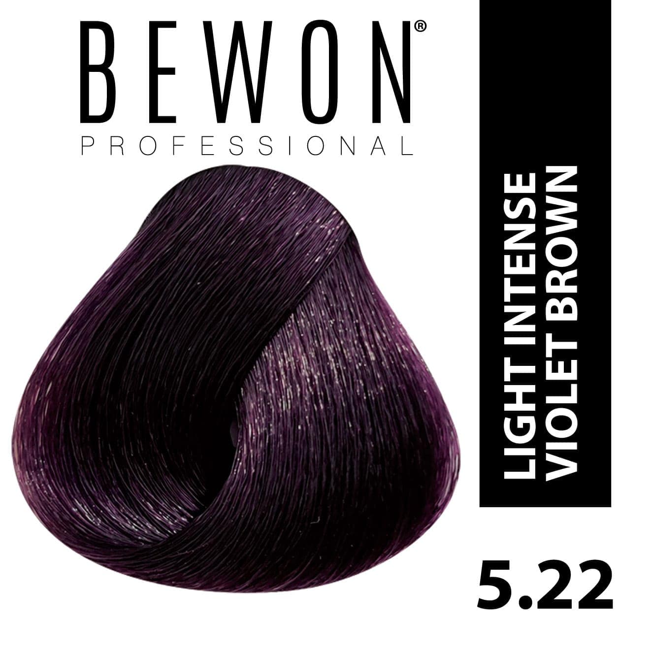 Permanent Hair Color Cream - 5.22 light intense violet brown | 5.22 ...